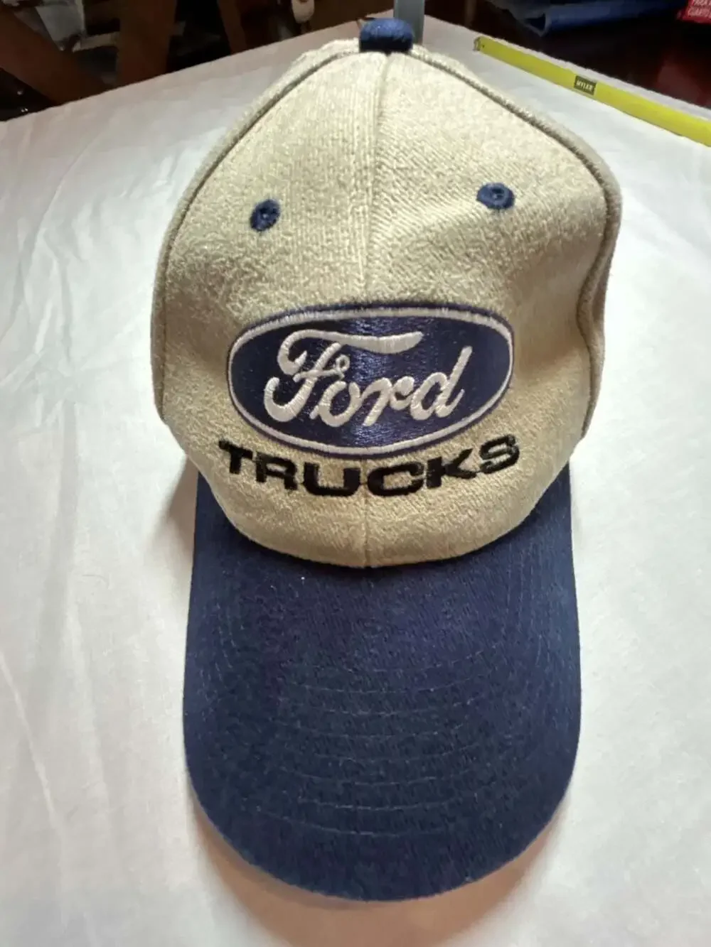 Ford | Accessories | Vintage Ford Trucks Tan And Navy Corduroy ...